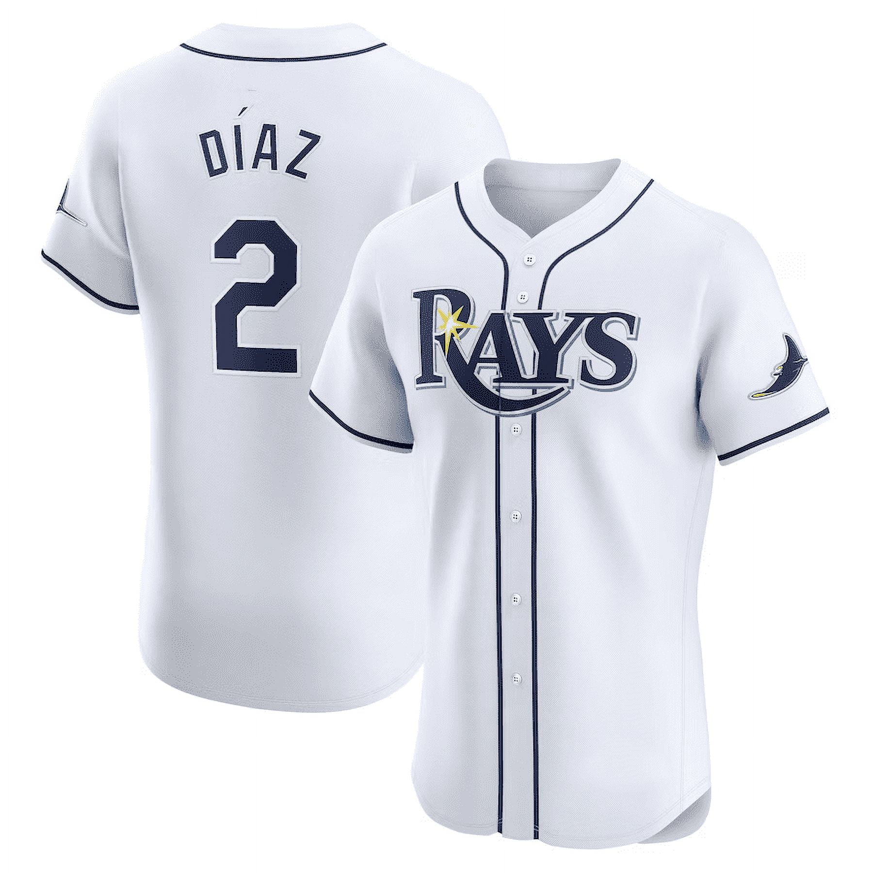 Bay_Rays Yandy Díaz#2 Classic Short-Sleeved Uniform Sewing American ...