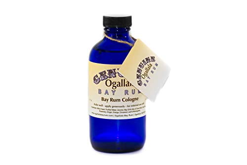 Bay Rum Cologne Regular Strength– 8 oz Comes in a Cobalt Blue Bottle ...