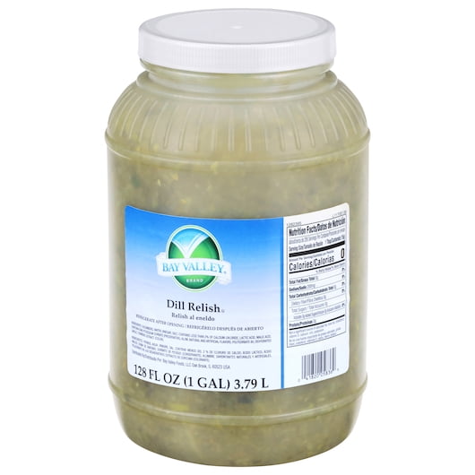 Bay Valley Dill Relish Bulk, 1 Gal - Case of 4 - Walmart.com