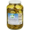 Bay Valley Kosher 1/4 Crinkle Cut Fresh Pack Pickle Slice Bulk, 1 Gal ...