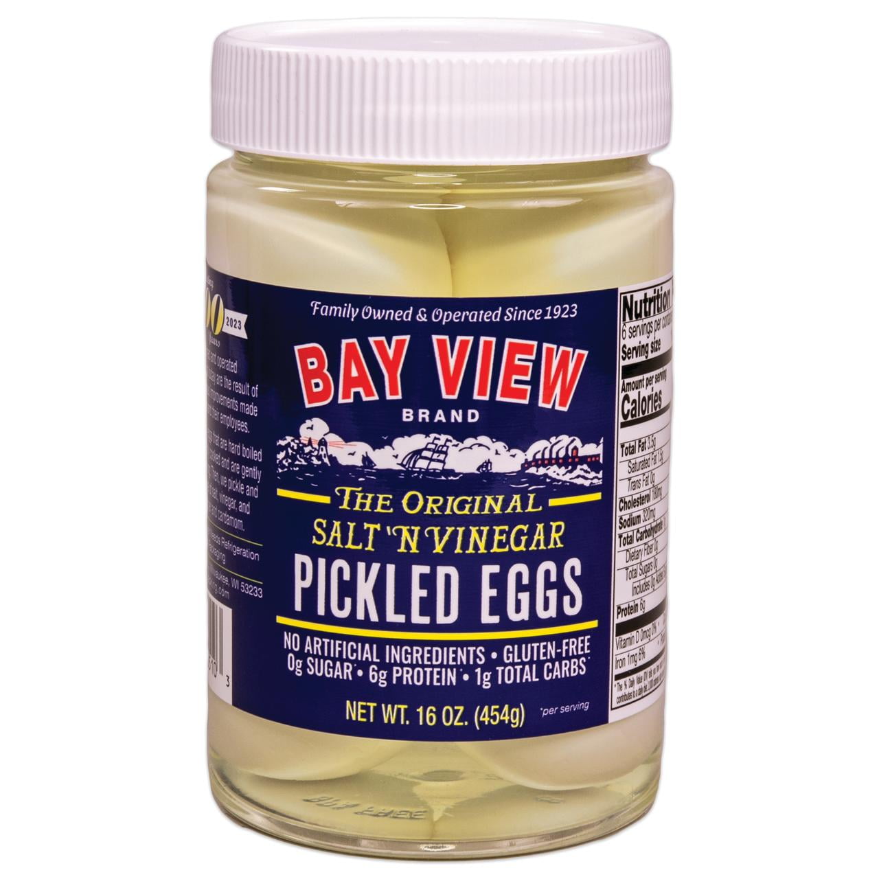 Bay View Packing 4 Pack of Original Salt N' Vinegar Pickled Eggs-Tavern ...