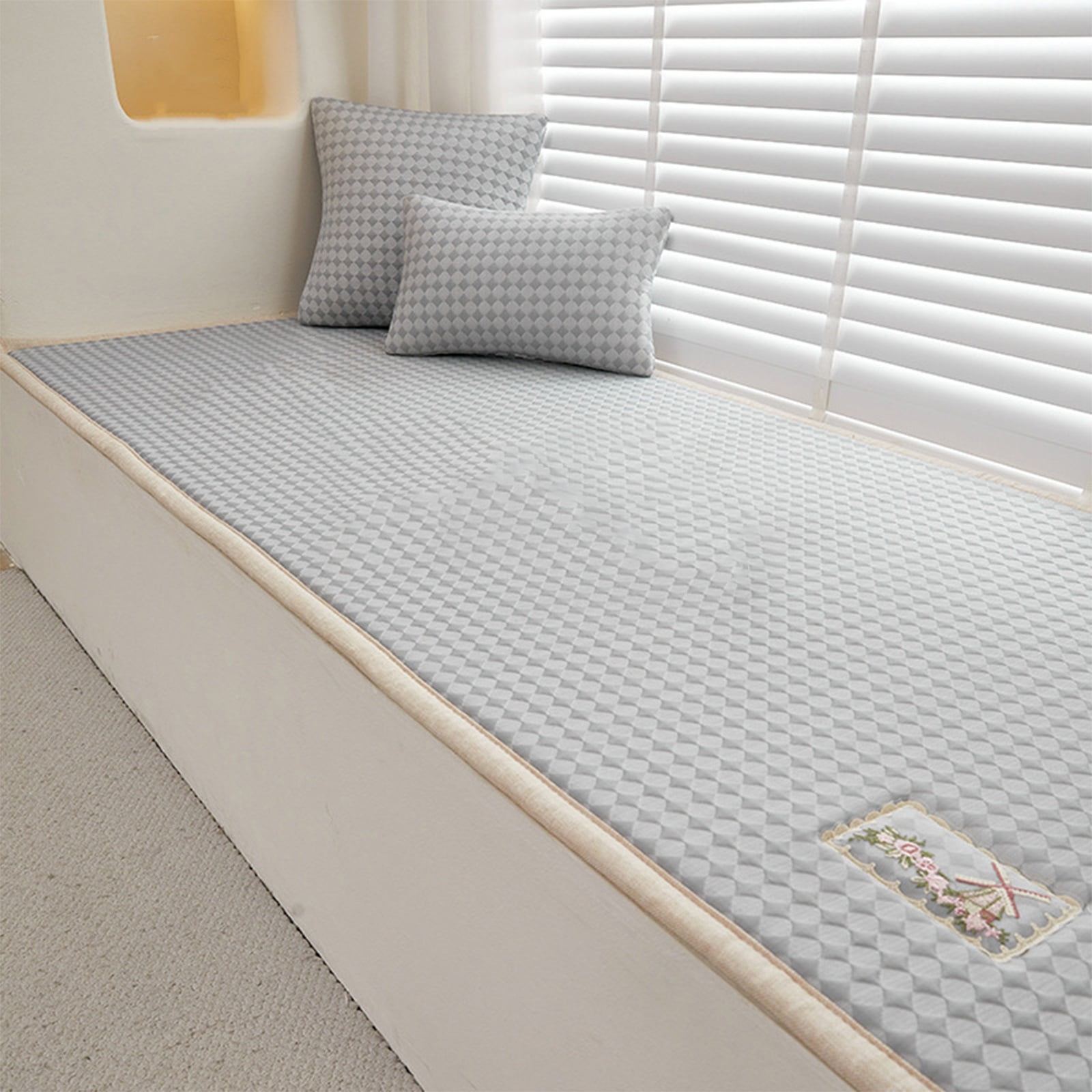 Bay Window Mat, Plush Bay Window Mat, Waterproof and Non-Slip Floor Mat ...
