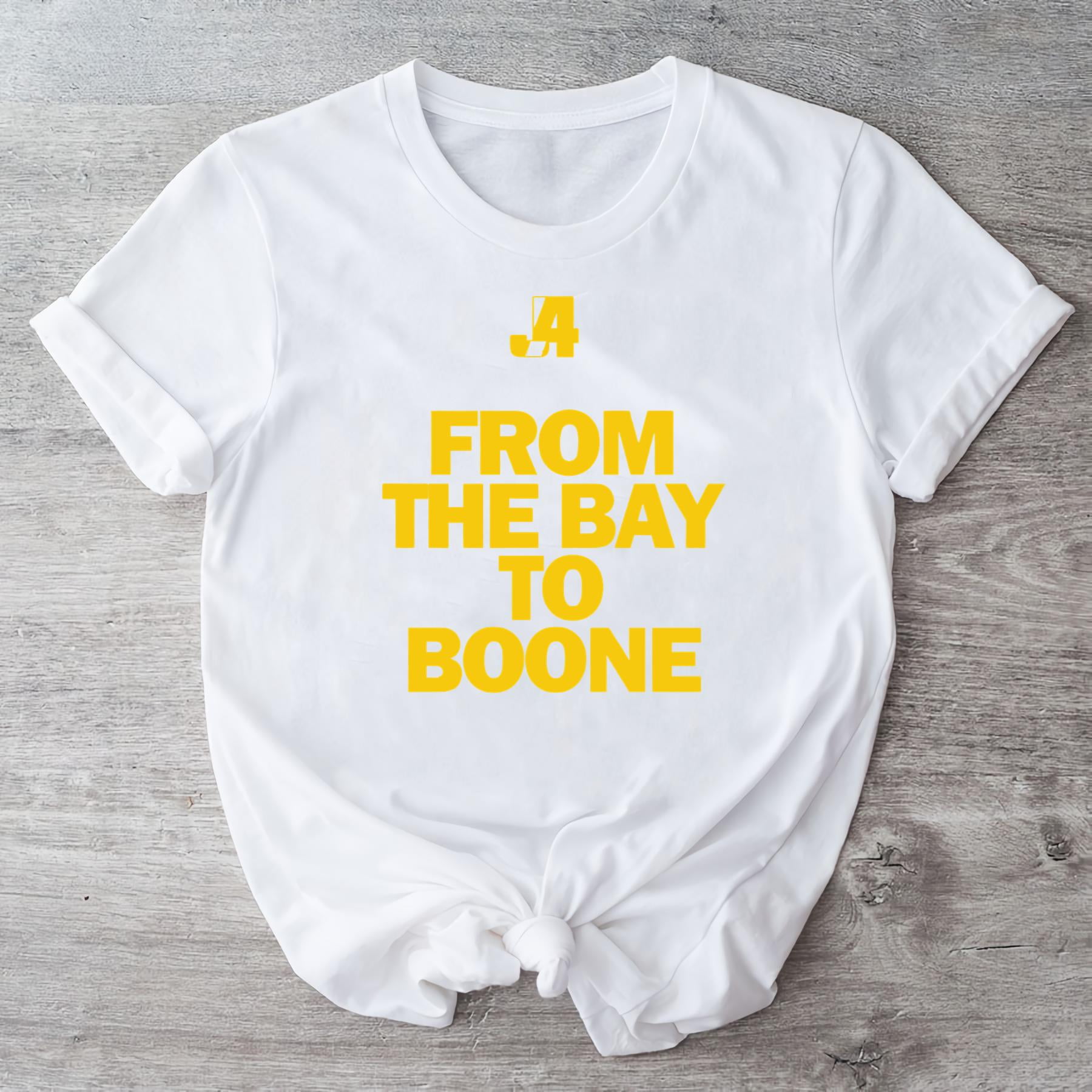 Bay to Boone Football Journey Shirt, College QB Tribute Graphic Tee ...