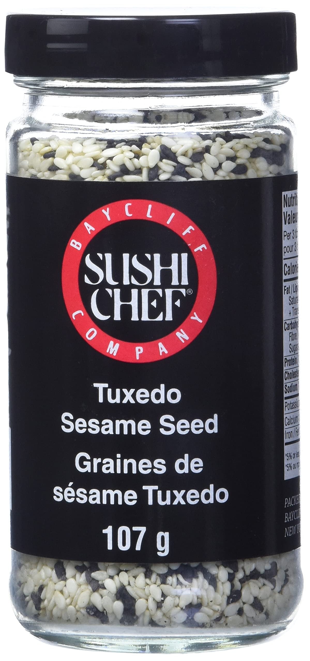 Baycliff Company Sushi Chef MFF30 Tuxedo Sesame Seed, 3.75 Ounce ...