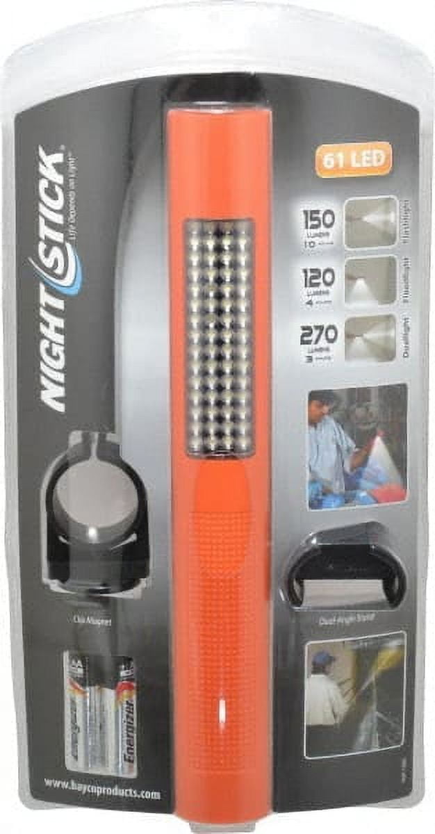 Bayco White LED Bulb, 270 Lumens, Industrial/Tactical Flashlight Orange ...