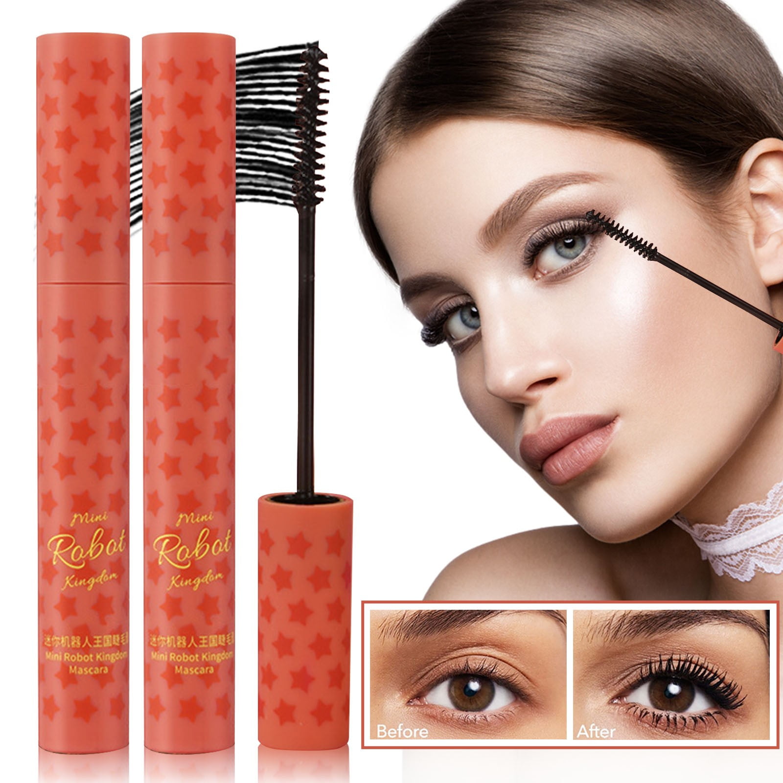 Baycosin Female 2pc Thick And Curly Non Makeup Quick Drying Eyelash ... Baycosin Female 2pc Thick And Curly Non Makeup Quick Drying Eyelash ...