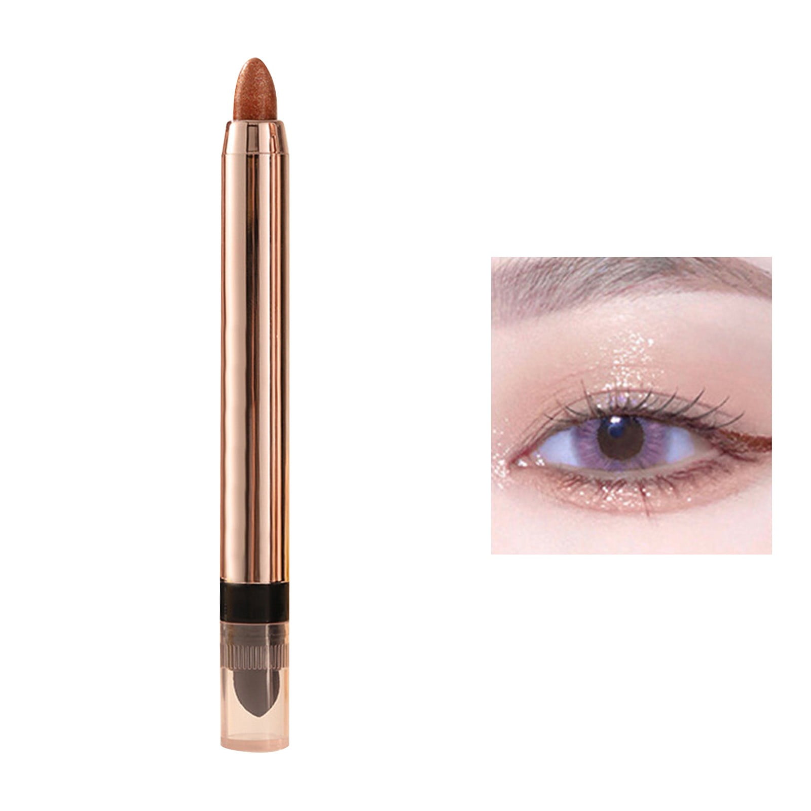 Baycosin Lazy Double Head High Light Eye Shadow Pen Pearl Light Fine ...