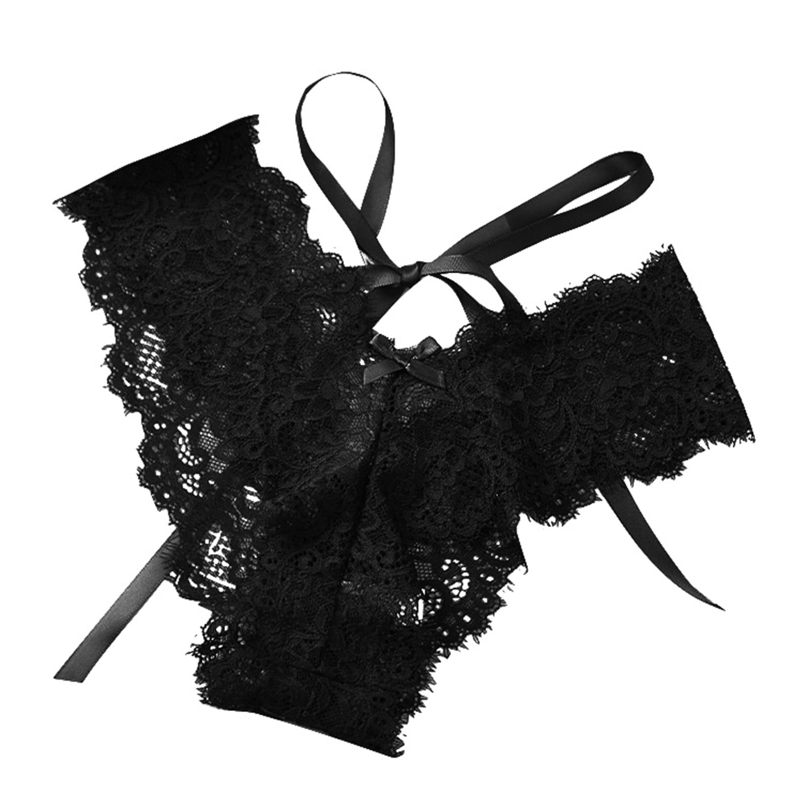 Baycosin Pure Hollow Lace Low Waist Breathable Sexy Lace Up Passion