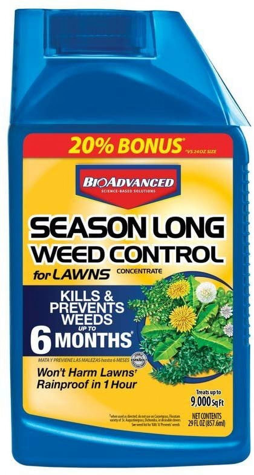 Bayer Advanced 704050 Lawn Weed Control Concentrate, 29-Ounce, Season ...