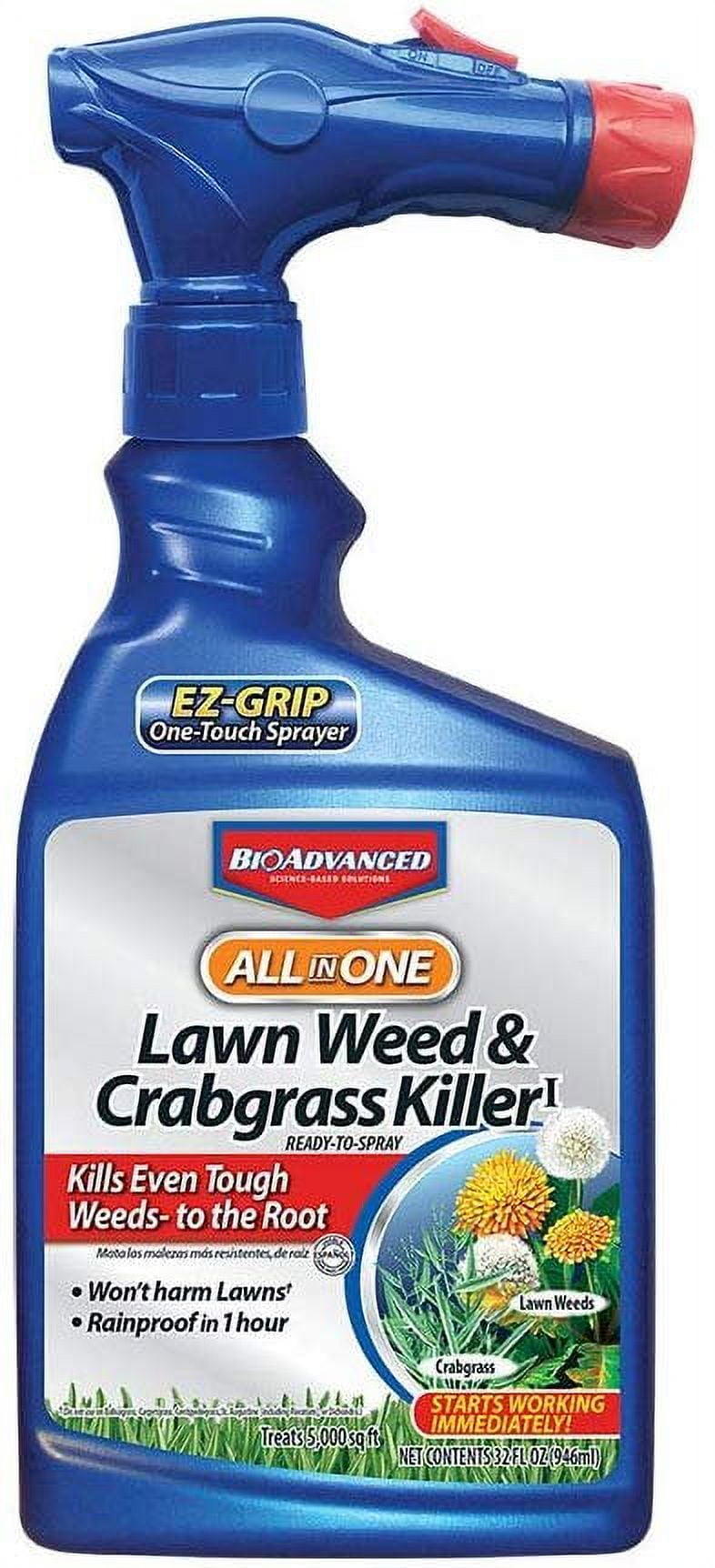 Bayer Advanced Lawn Weed & Crabgrass Killer Spray, Yard Killing, 1.3G ...