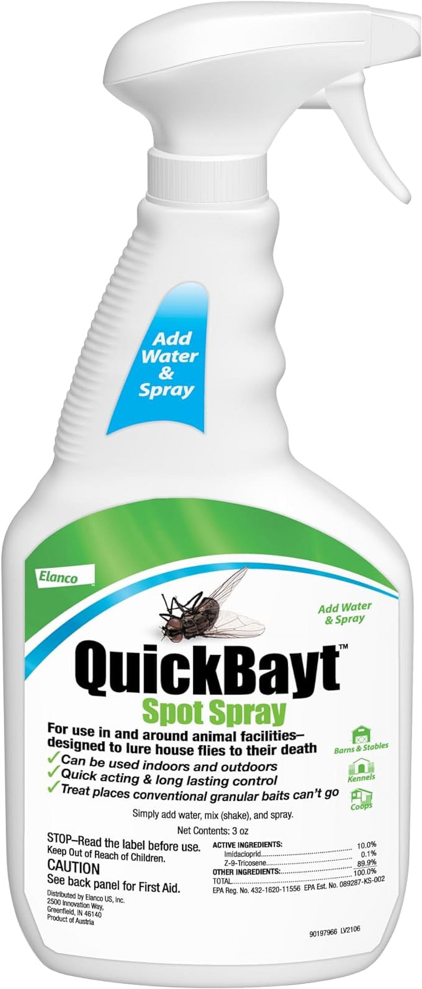 Bayer QuickBayt Spot Spray, Fly Control for Barns, Livestock Areas ...