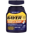 Bayer Extra Strength Aspirin for Arthritis & Muscle Pain, Easy Open Cap ...