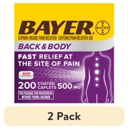Bayer Back and Body Extra Strength Aspirin 500mg, Aspirin Plus 32.5 mg ...