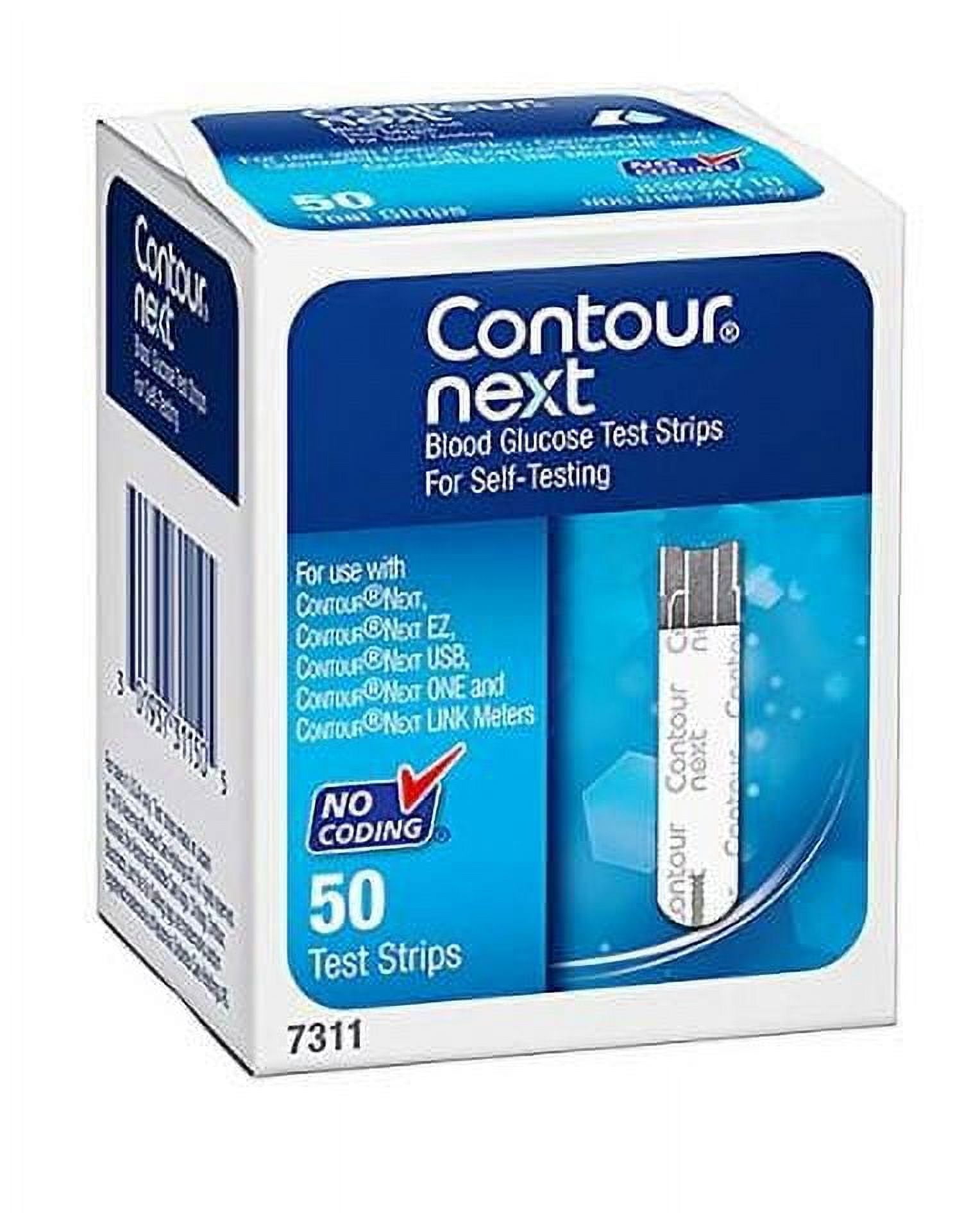 Bayer Contour Next Test Strips - 50 Strip HSA/FSA Eligible - Walmart.com