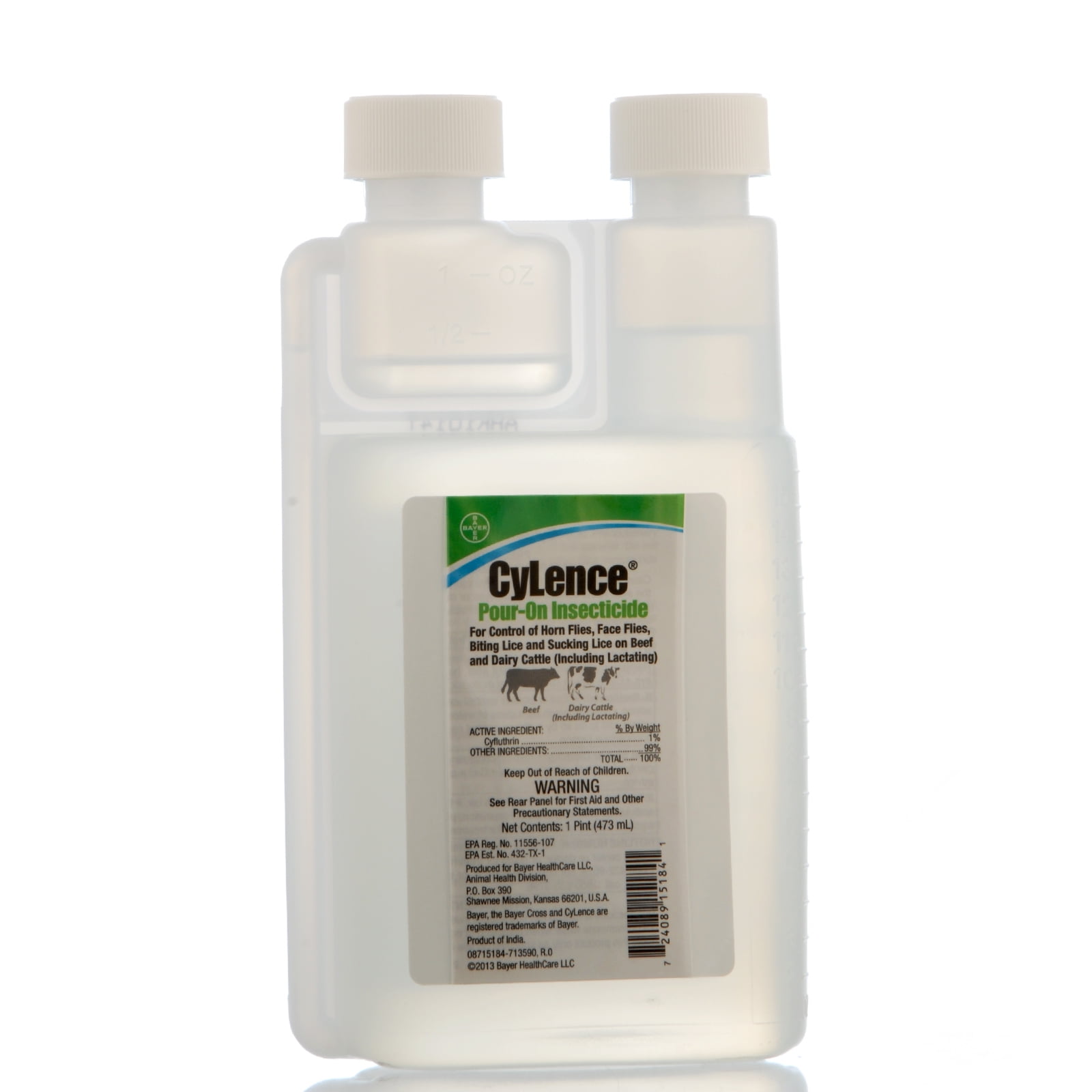 Bayer CyLence Pour-On Insecticide (16 oz) - Walmart.com