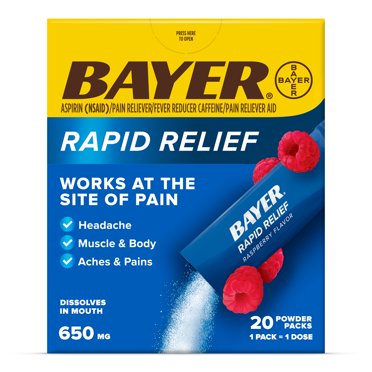 Bayer Extra Strength Back & Body Pain Reliever, 500mg Aspirin with ...