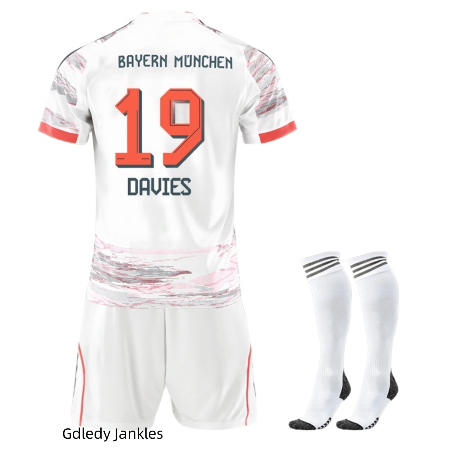 Bayern Munich 25/26 Authentic #19 Davies Away Soccer Kit - Walmart.com