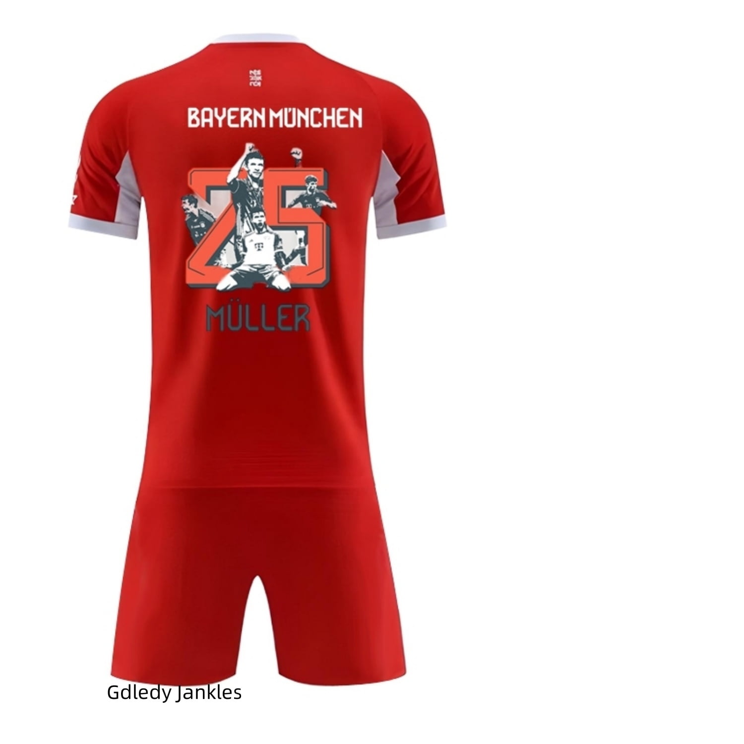 Bayern Munich 25/26 Home Soccer Shirt with Printing of Muller 25th ...