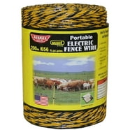 Red Brand Galvanized Electric Fence Wire, 1/4 mi, Dispensing Spool, 14 ...