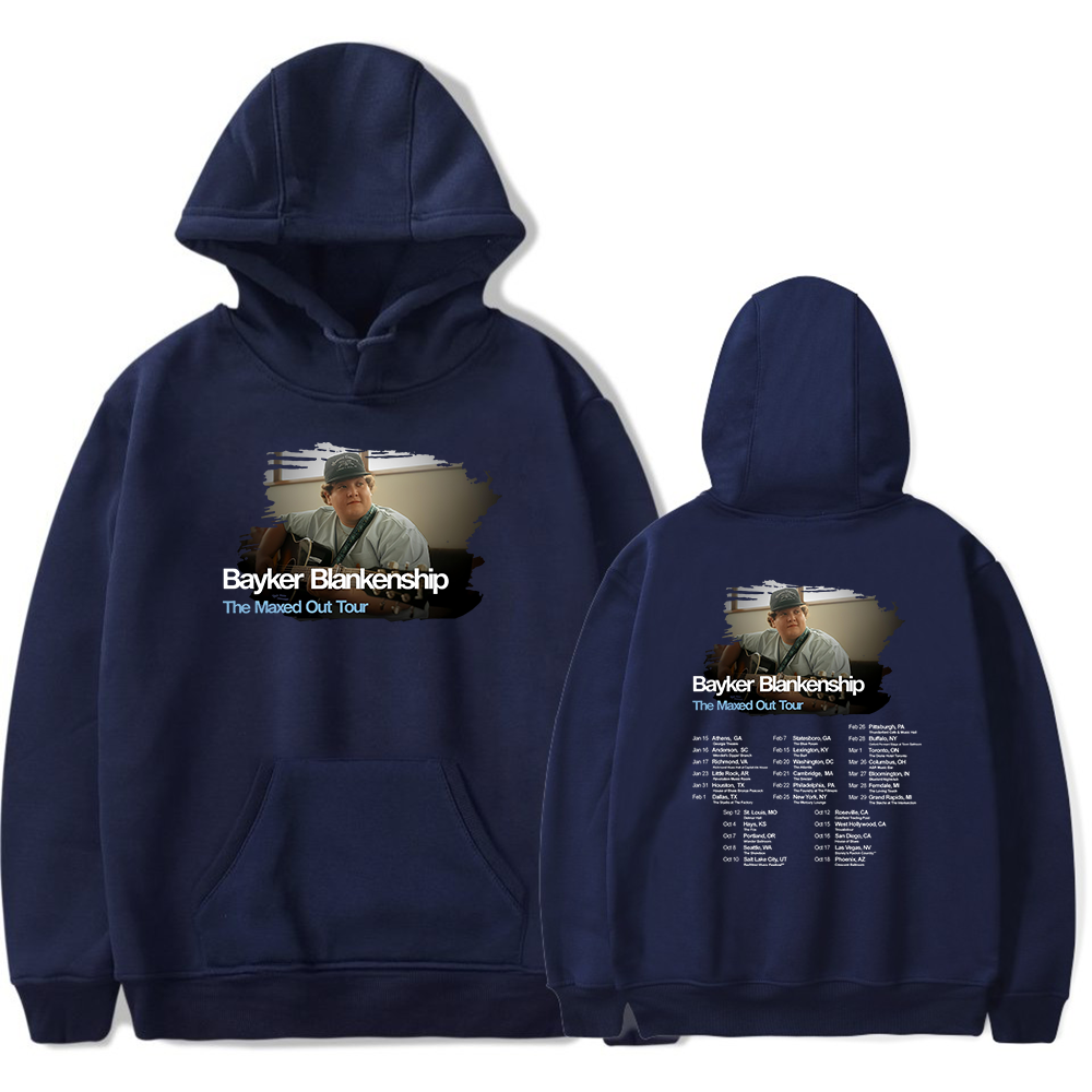 Bayker Blankenship Merch The Maxed Out Tour Hoodie Long Sleeve Pullover ...