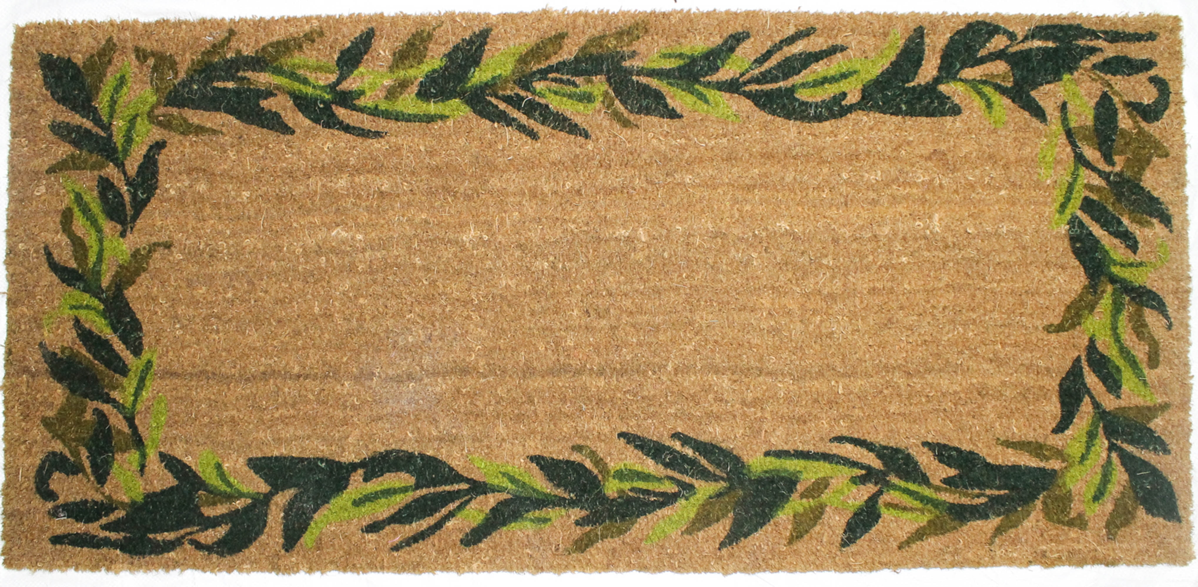 J&M Bayleaves Vinyl Back Coir Indoor/Outdoor Doormat 22X47 - Walmart.com