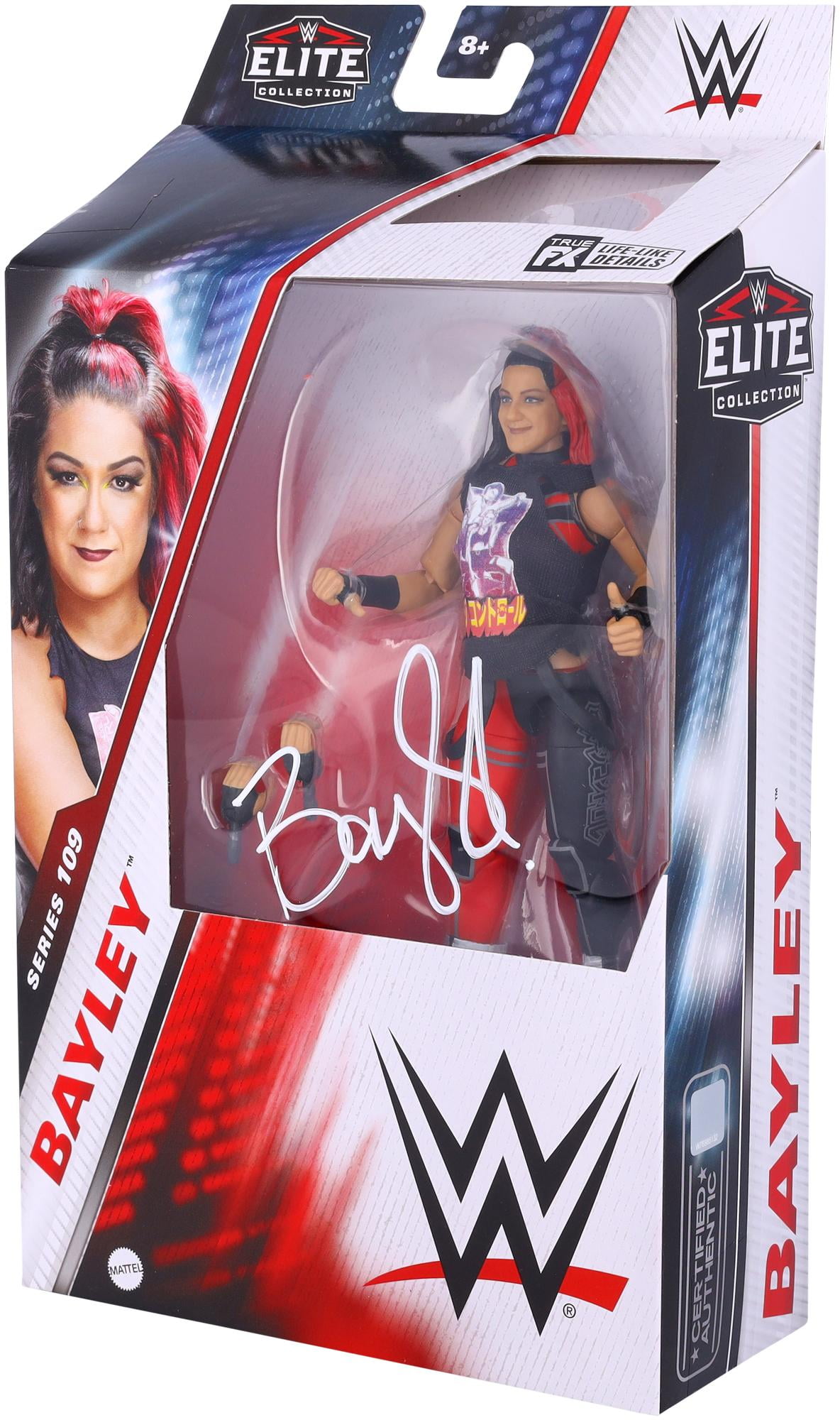 Bayley WWE Autographed Mattel Elite Collection Series 109 Action Figure ...