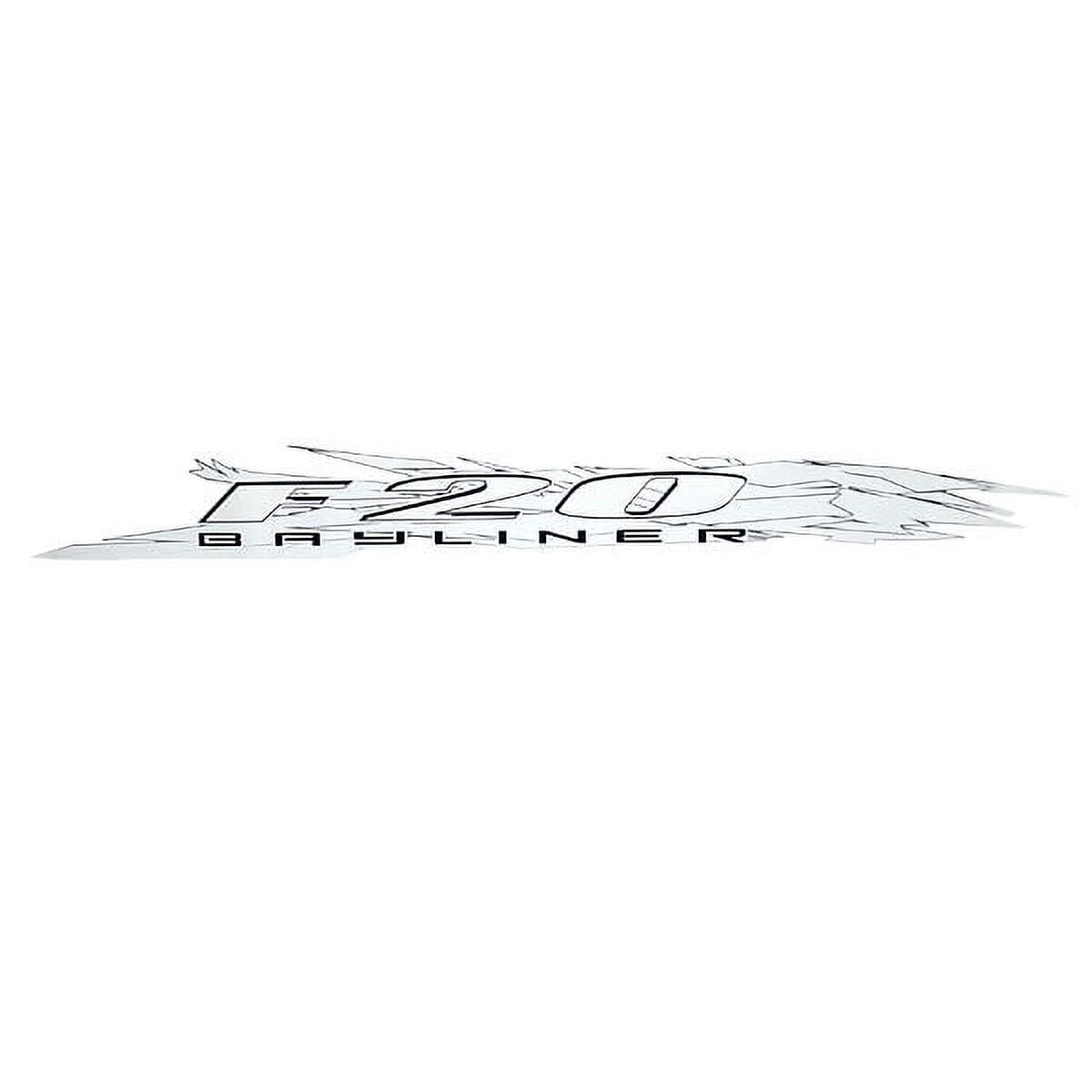 Bayliner Boat Graphic Decal 7604008 | F20 White Model Sticker (Port ...