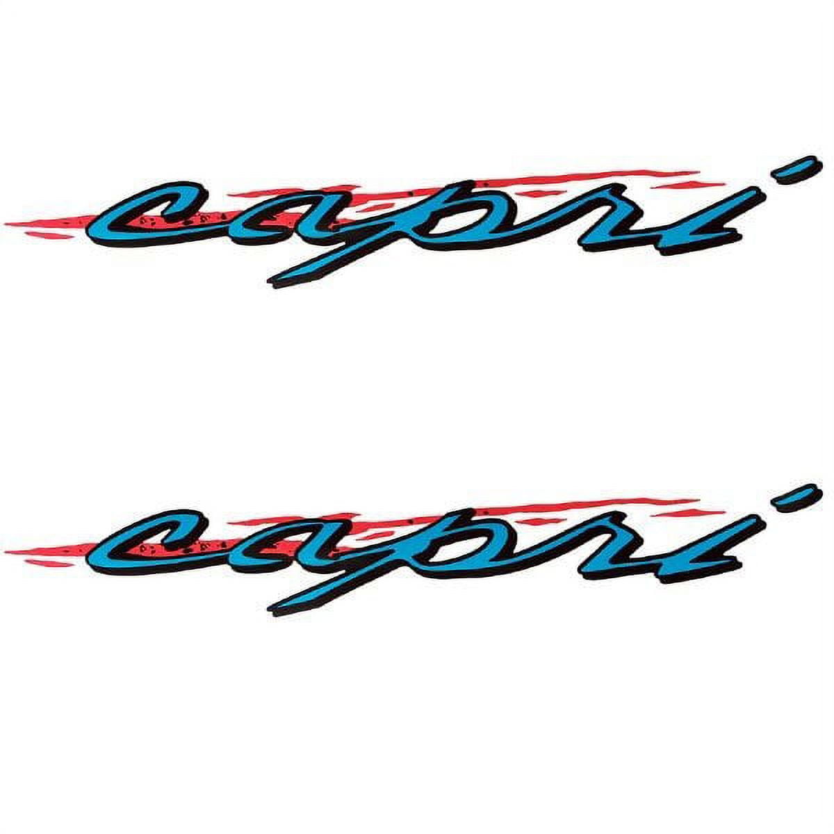 Bayliner Boat Emblem Decal Stickers | Capri OEM (Pair) - Walmart.com
