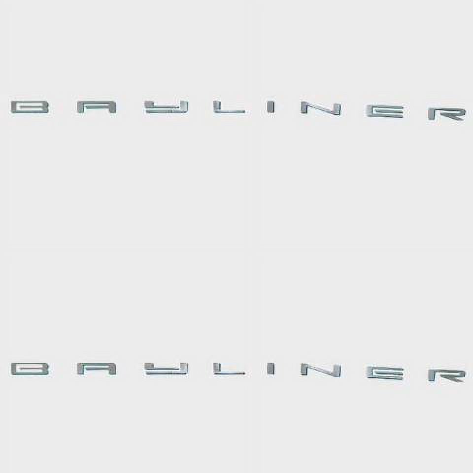 Bayliner Marine Grade Vinyl Decal, Silver / Teal, 54 1/2 x 1 1/2 Inch ...