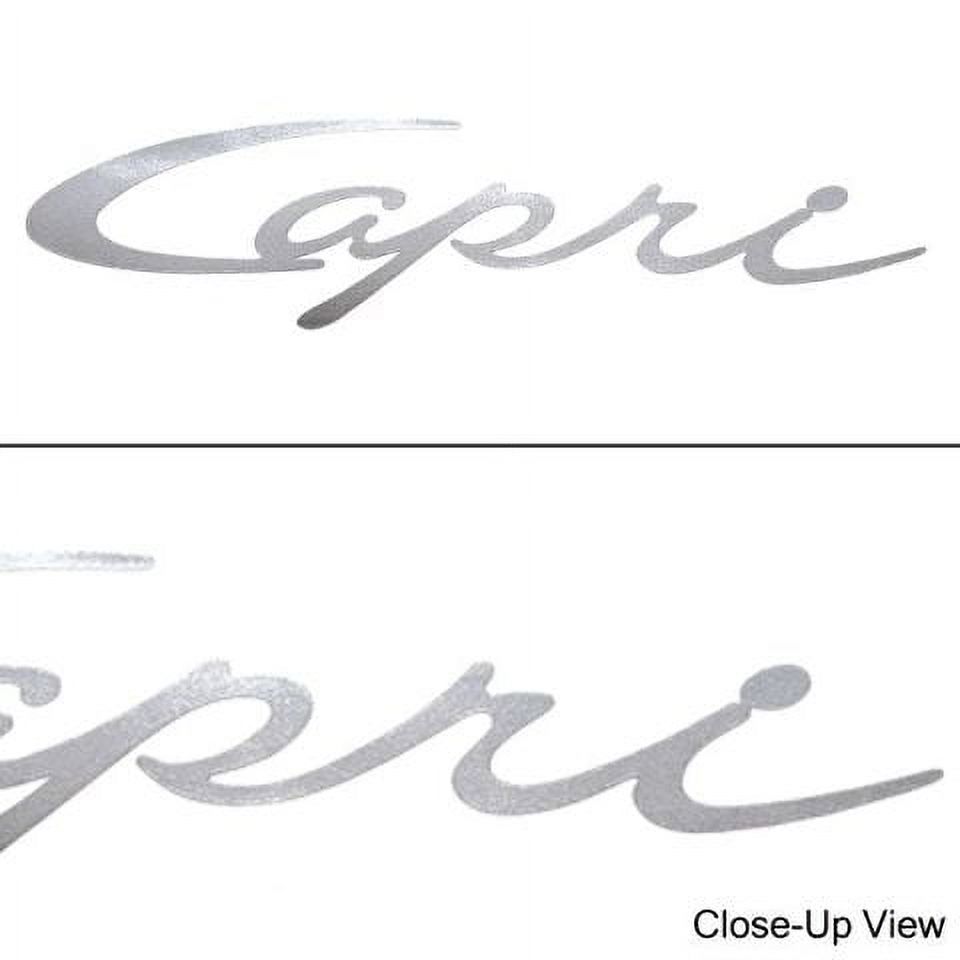 Bayliner Capri Logo Vinyl Silver Boat Decals (Pair) - Walmart.com