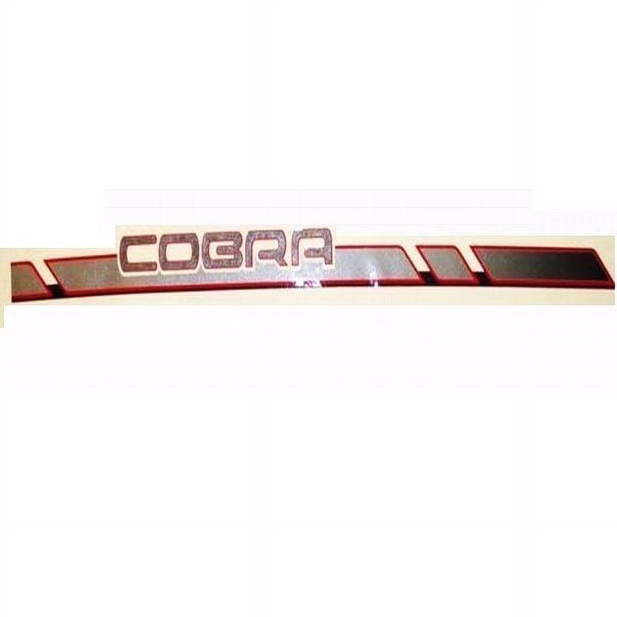 Bayliner Cobra Boat Decal | 73 1/2 x 4 3/4 Inch Silver Black Red ...