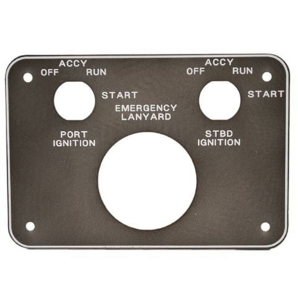 Bayliner Trophy 1787560 Brushed Pewter Aluminum Boat Blank Ignition ...