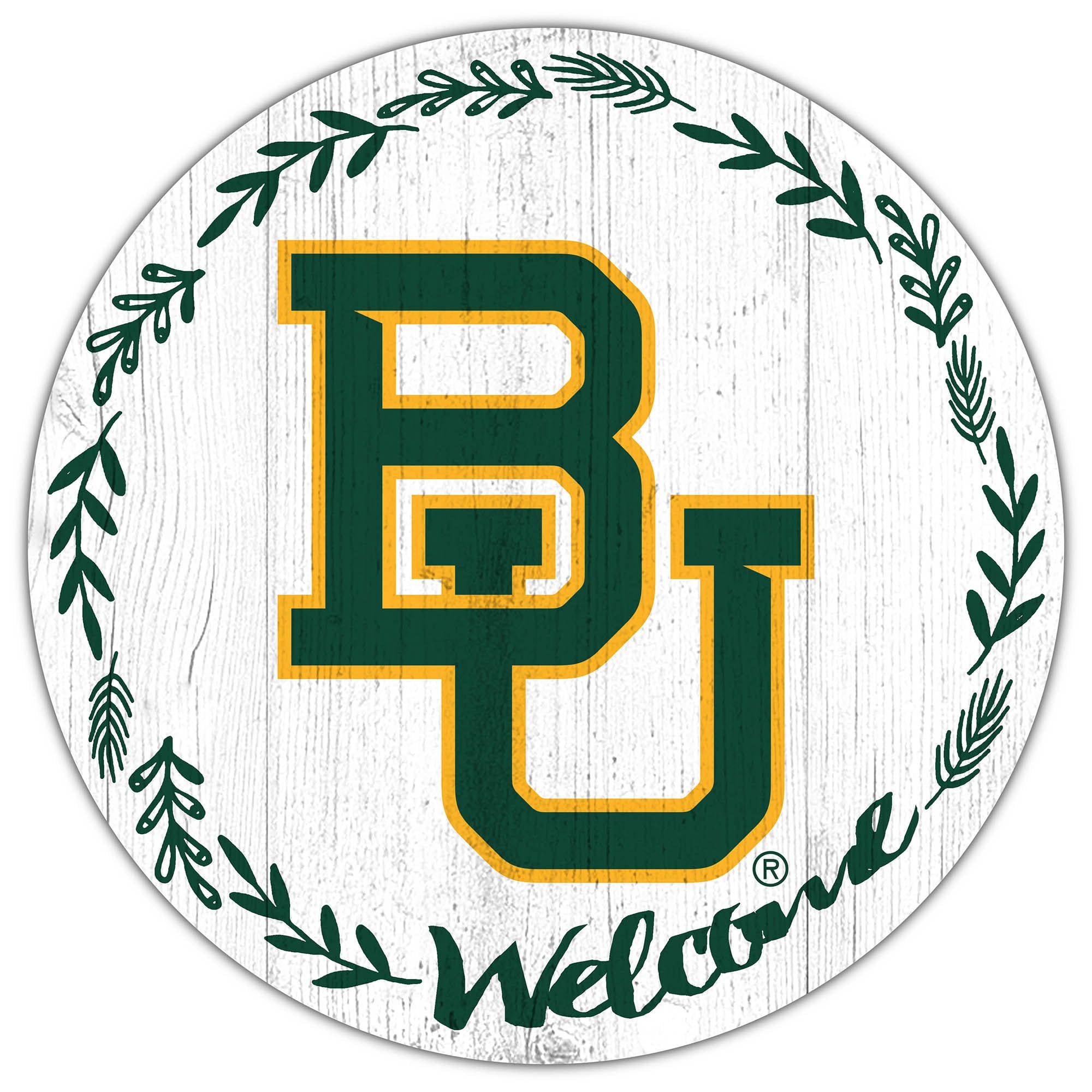 Baylor Bears 12" Welcome Circle Sign - Walmart.com