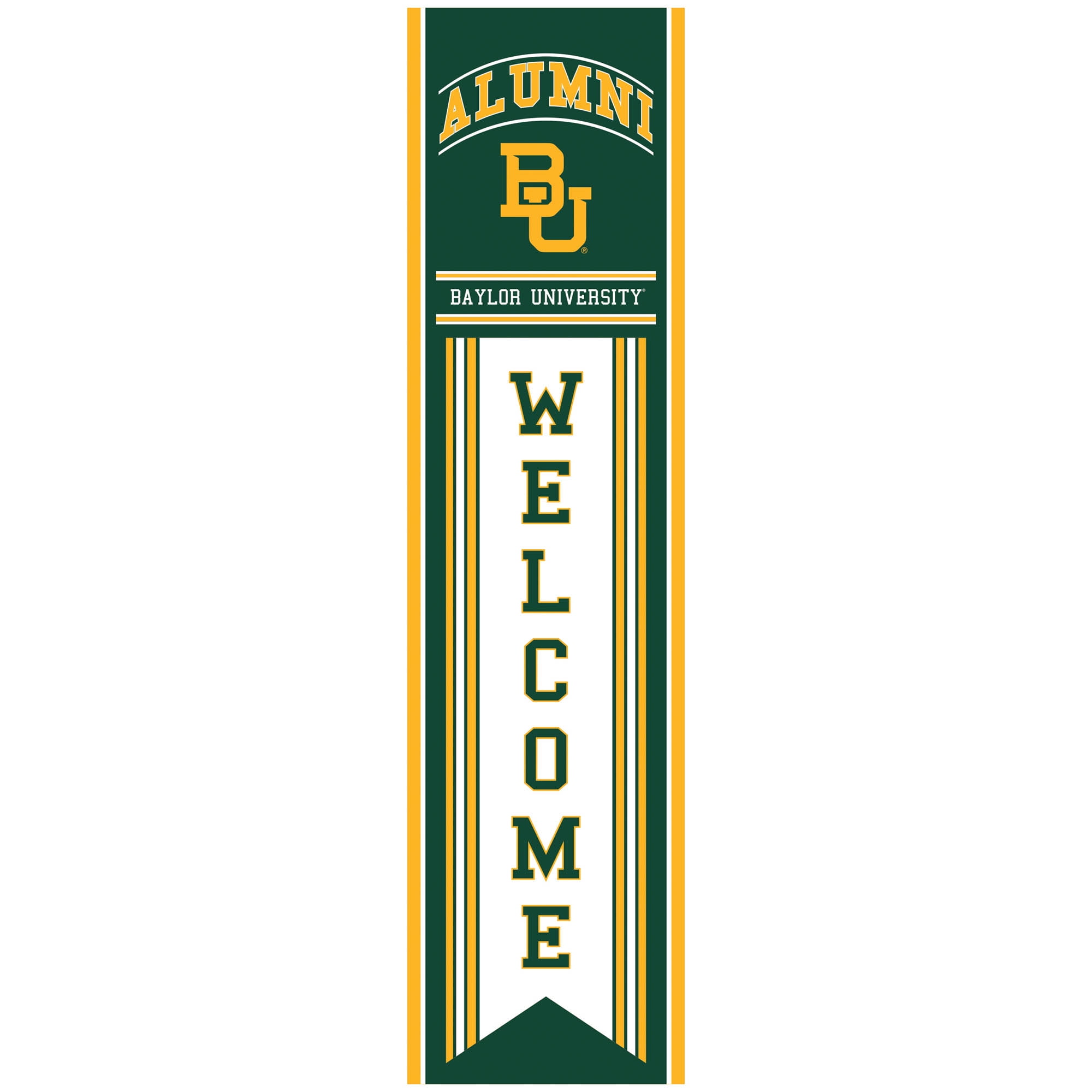 Baylor Bears 47" Alumni Porch Leaner Welcome Wall Sign - Walmart.com