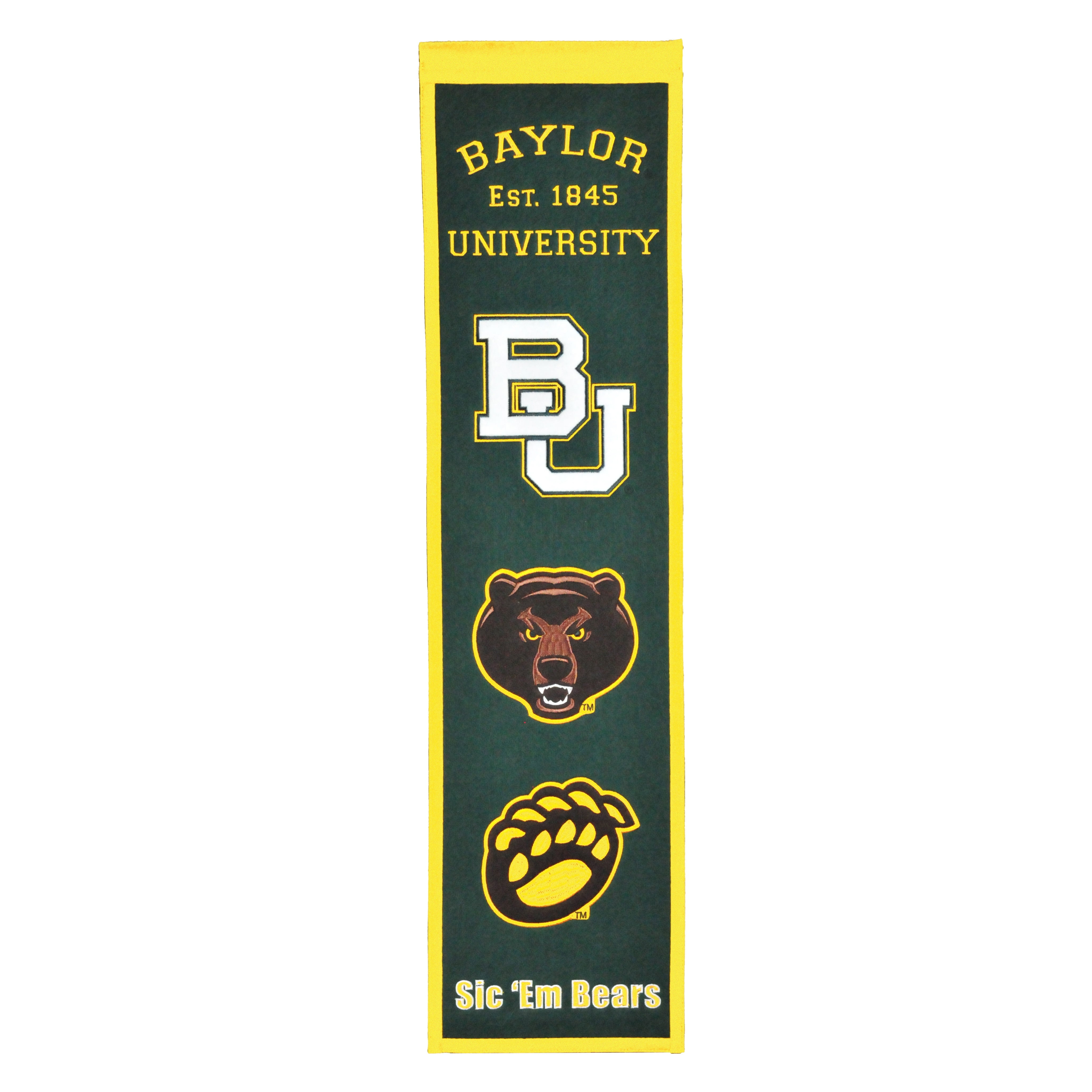 Baylor Bears Banner 8x32 Wool Heritage - Walmart.com