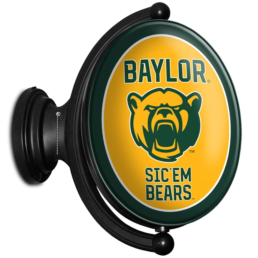 Baylor Bears 23'' x 21'' Mascot Illuminated Rotating Wall Sign ...