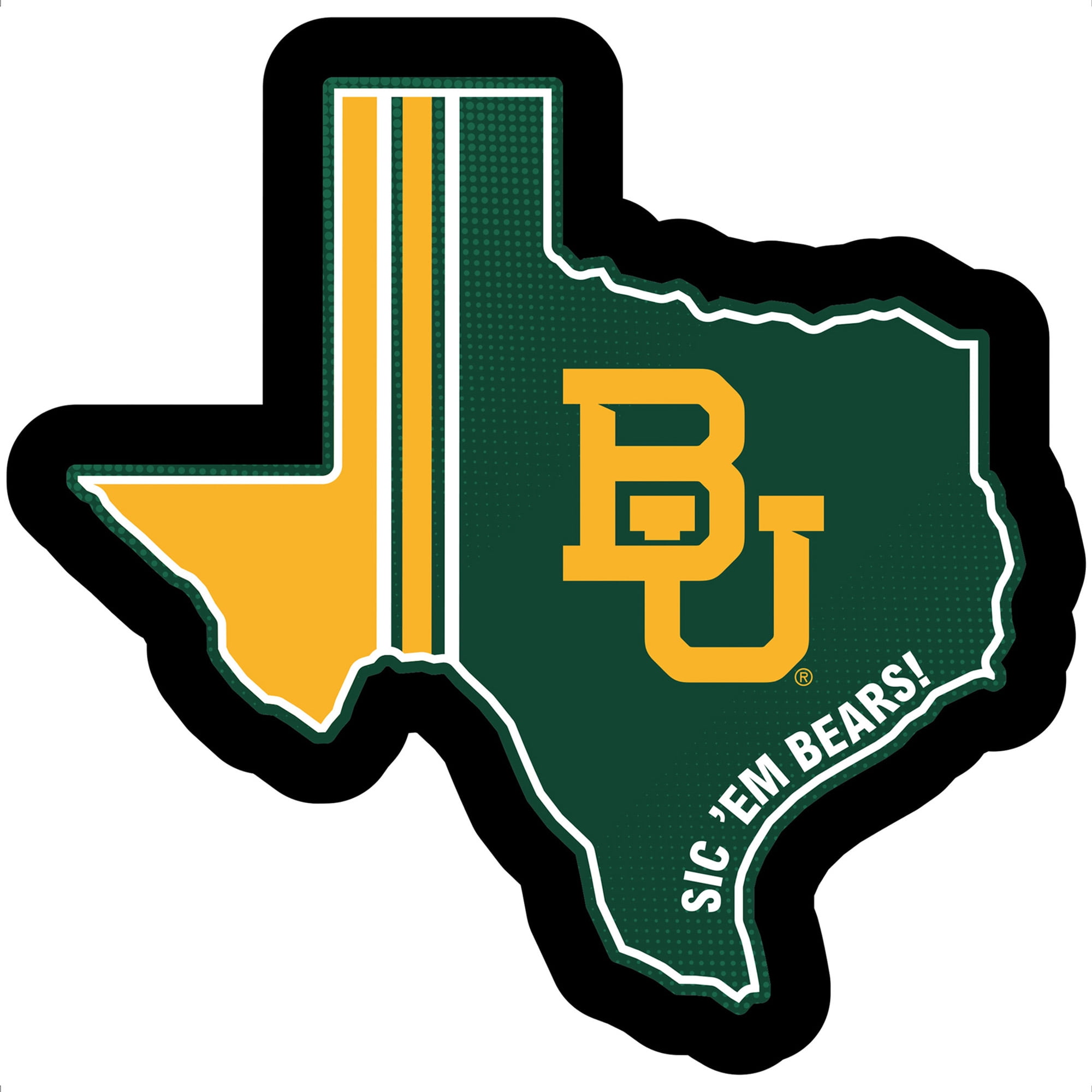 Baylor Bears LED State Shape Wall Sign - Walmart.com