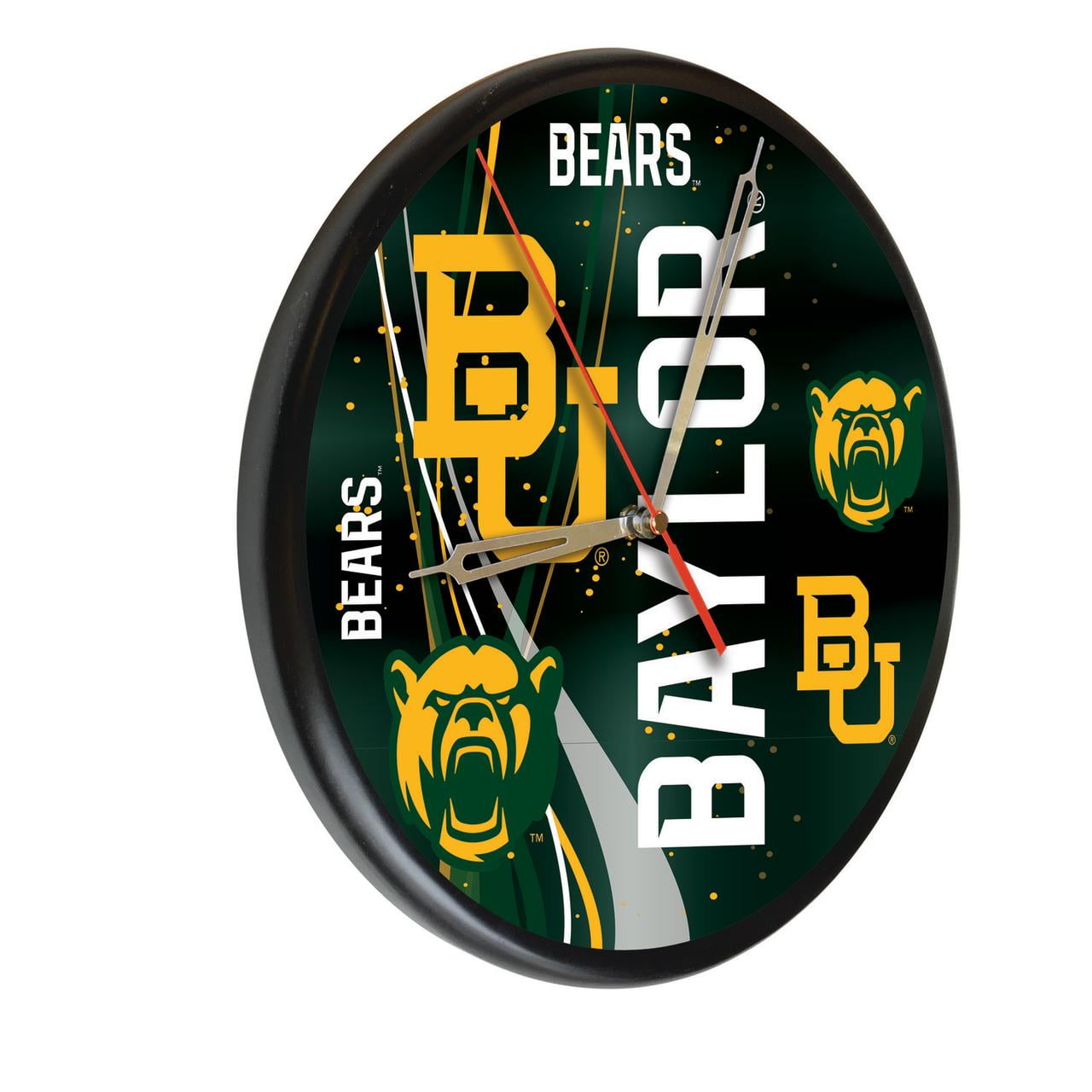 Baylor University 13" Solid Wood Clock - Walmart.com