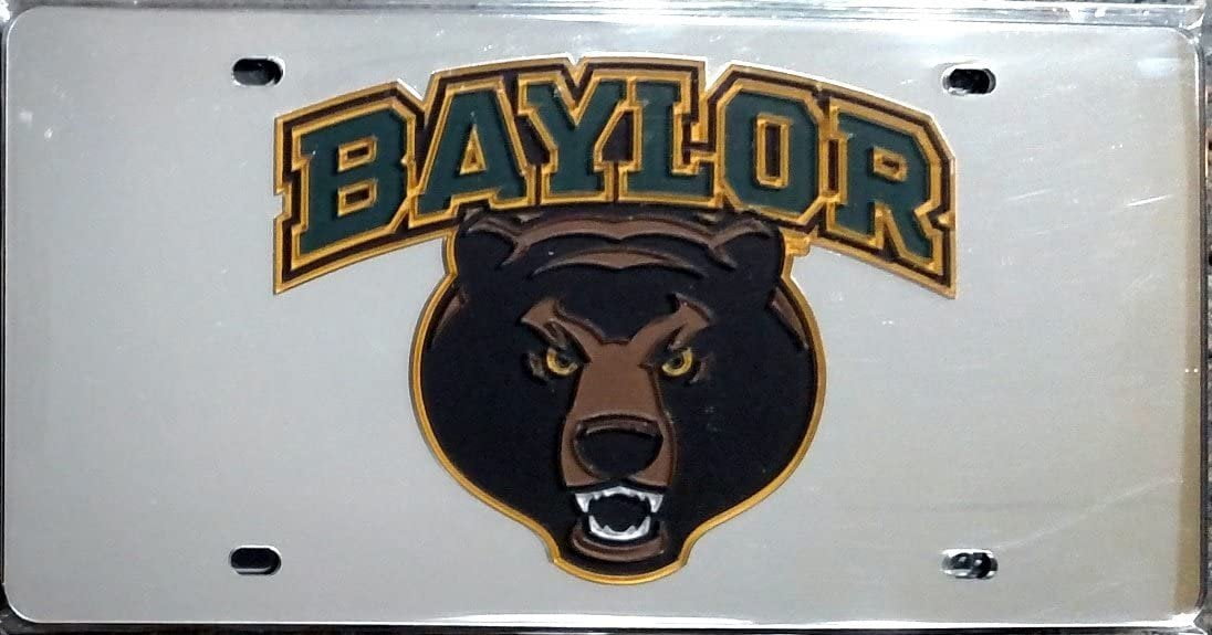 Baylor University Bears Premium Laser Cut Tag License Plate, Mascot ...