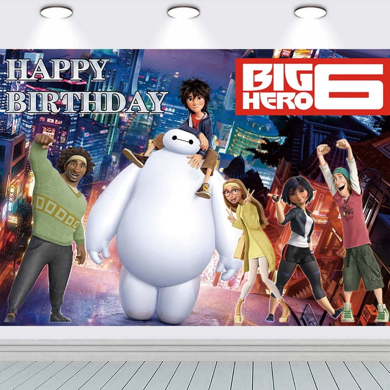Baymax Big Hero Background for Photography Backdrop Banner Party ...