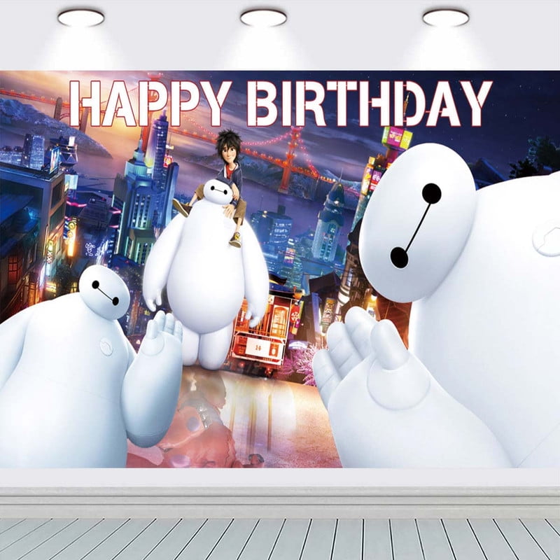Baymax Big Hero Party Supplies for Photography Taspestry Birthday ...