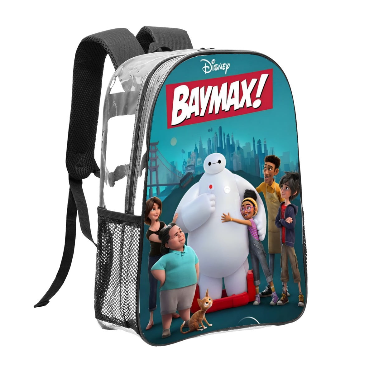 Baymax Gift large transparent backpack ladies men's bags heavy ...