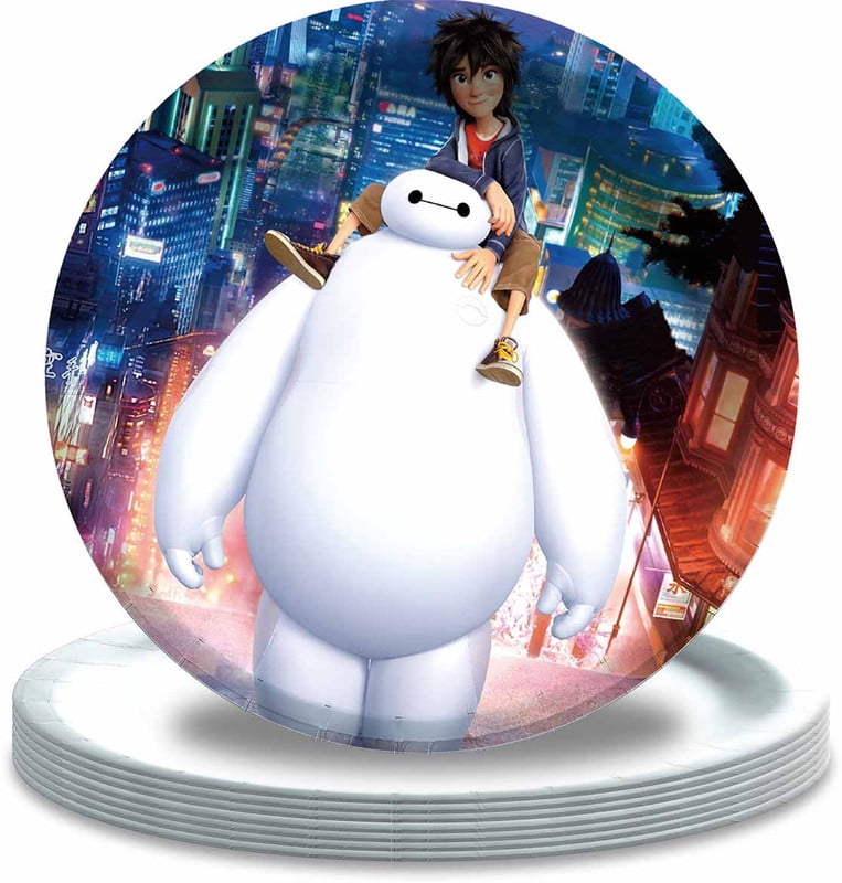Baymax Hero Plates Party Supplies Birthday Dinnerware Decorations ...