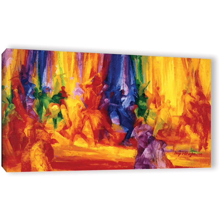Bayo Iribhogbe "Dance 1, 2000" Gallery-wrapped Canvas - Walmart.com