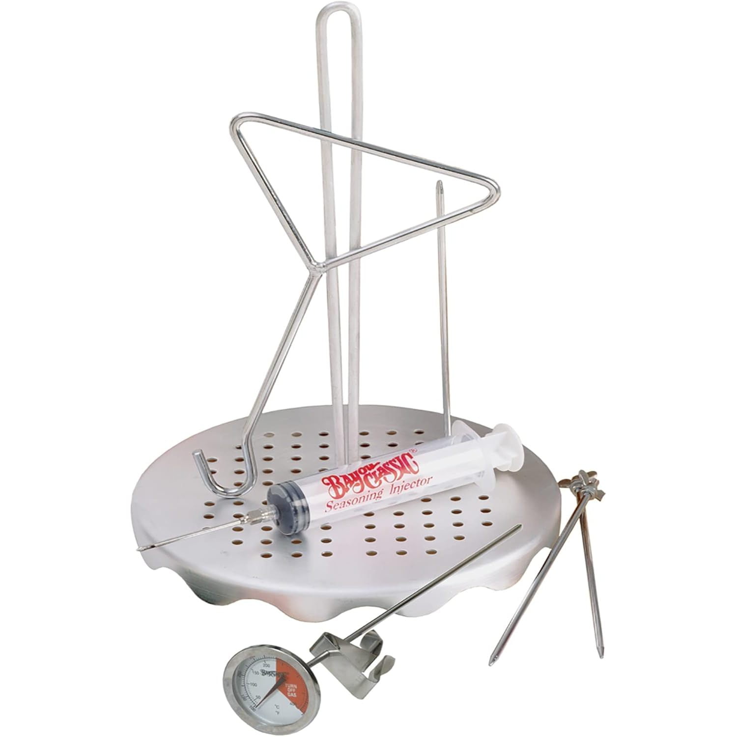 Bayou Classic 0835 Complete Poultry Rack Set Includes Perforated ...