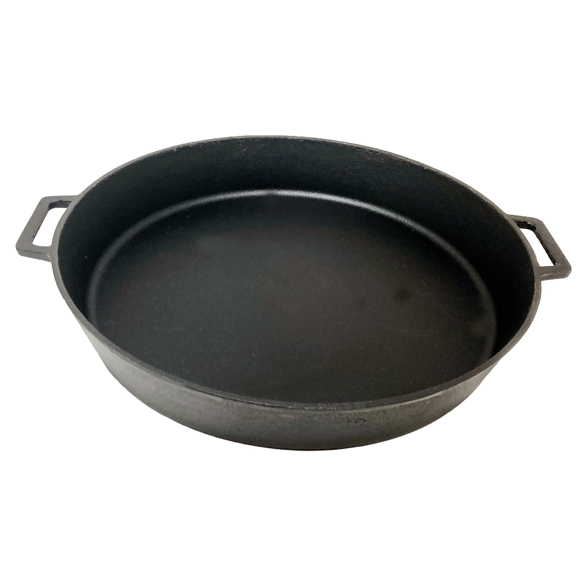 Bayou Classic 20-Inch Jumbo Cast Iron Skillet with Dual Handles, Deep 3 ...