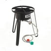 Bayou Classic Outdoor Patio Propane Cooker, 16 Inch Square Single ...