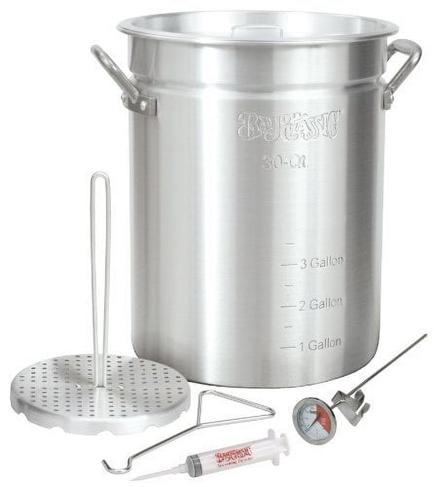 Bayou Classic 3025 30-Quart Outdoor Aluminum Turkey Fryer Pot with ...