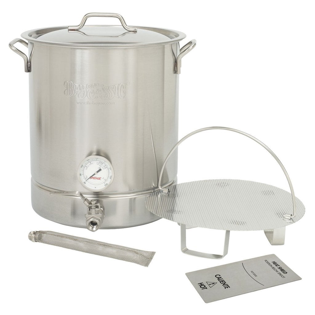 Bayou Classic 800-410 10 Gallon Stainless Steel 6 Piece At Home Brew ...