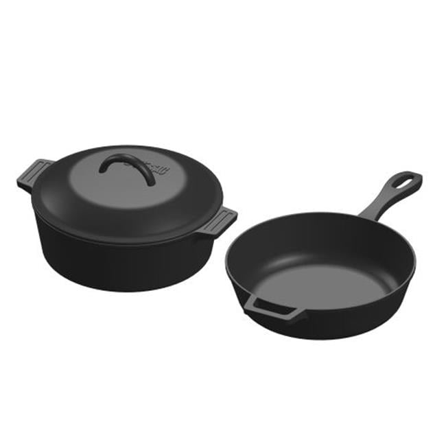 Bayou Classic Cast Iron 3pc Cookware Set
